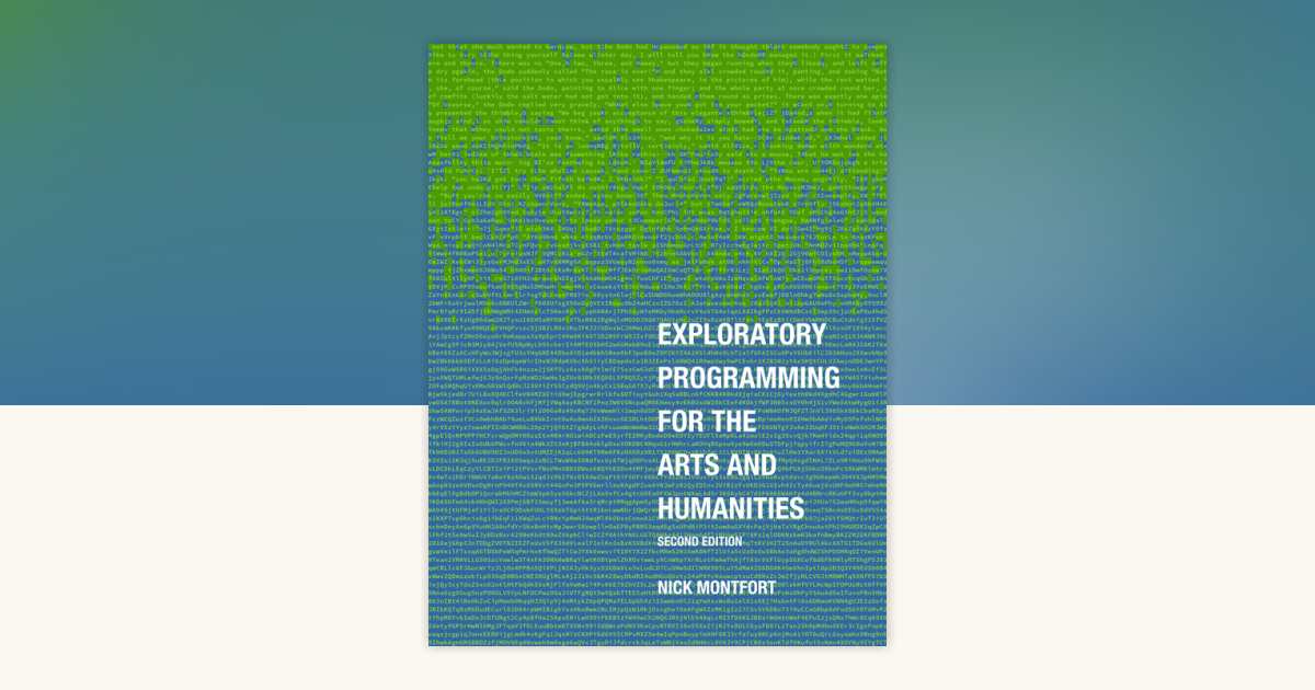Exploratory Programming for the Arts and Humanities, second edition by ...
