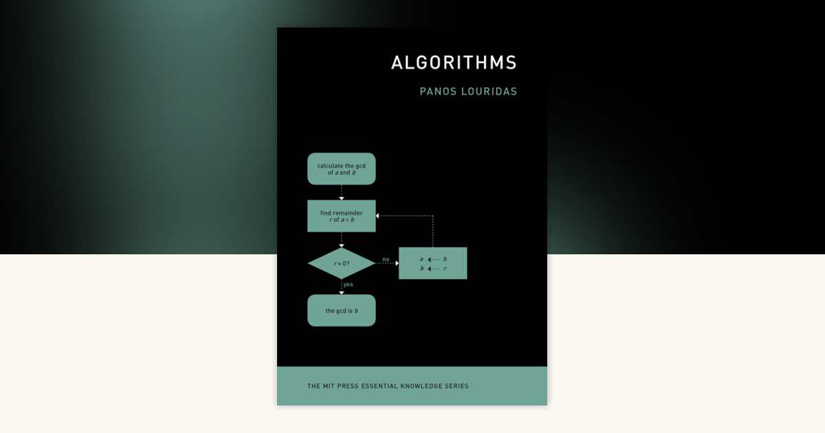 Algorithms by Panos Louridas: 9780262539029 | PenguinRandomHouse.com: Books