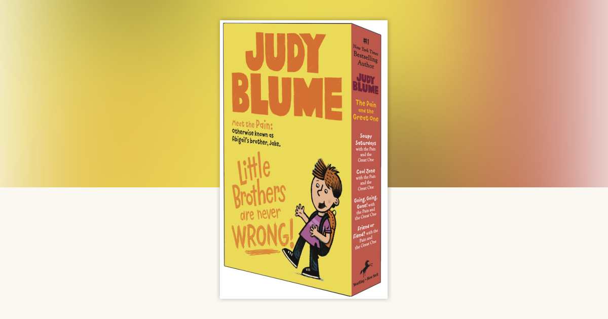The Pain and the Great One Quartet Box Set by Judy Blume: 9780375861215 ...