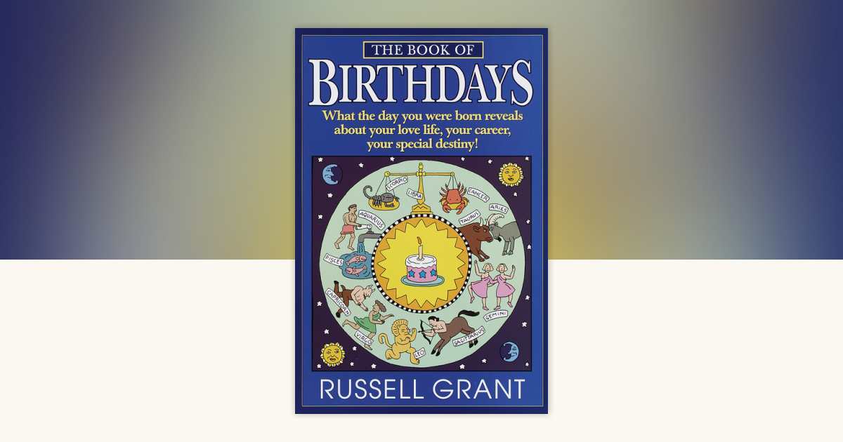 The Book of Birthdays by Russell Grant: 9780440508892 ...