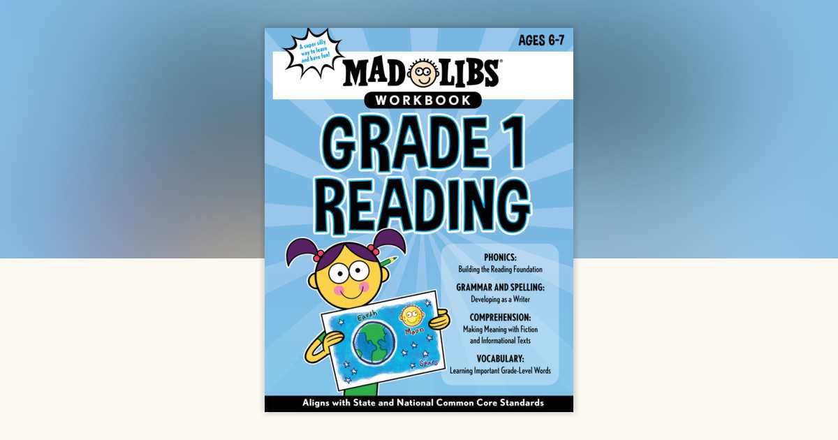 Mad Libs Workbook: Grade 1 Reading by Wiley Blevins, Mad Libs ...