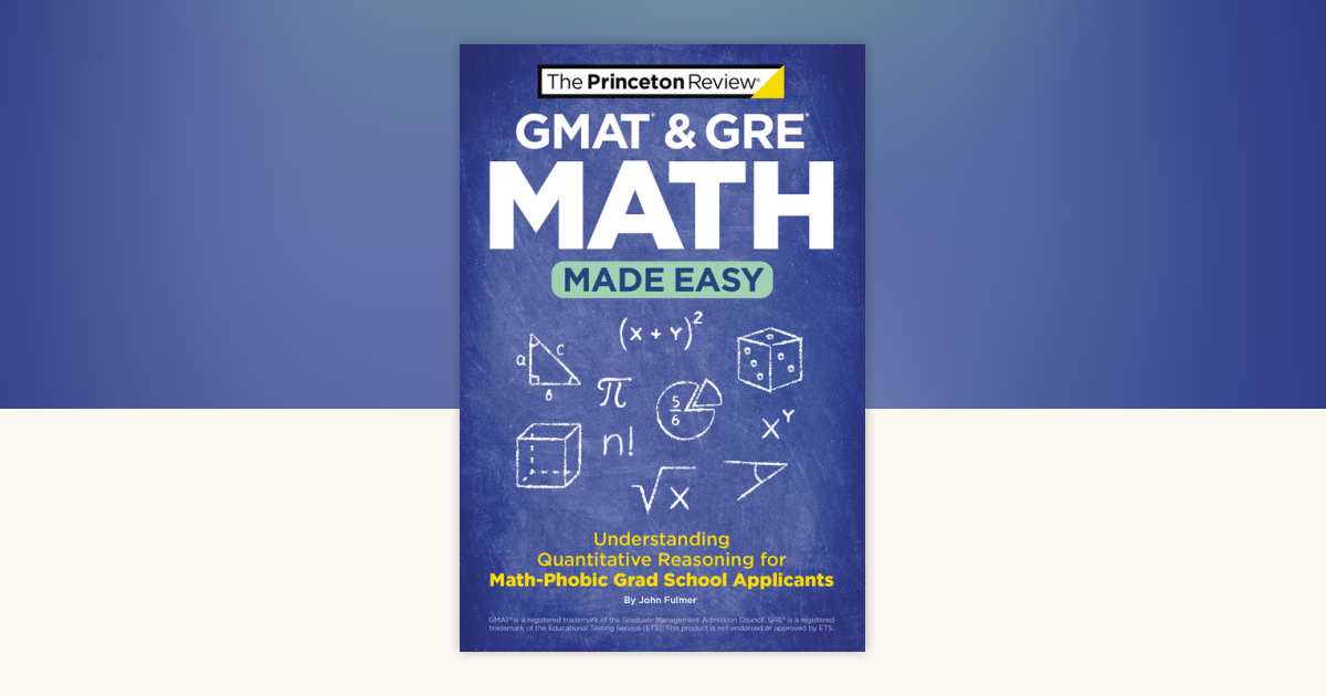 GMAT & GRE Math Made Easy by The Princeton Review, John Fulmer: 9780593516560 ...
