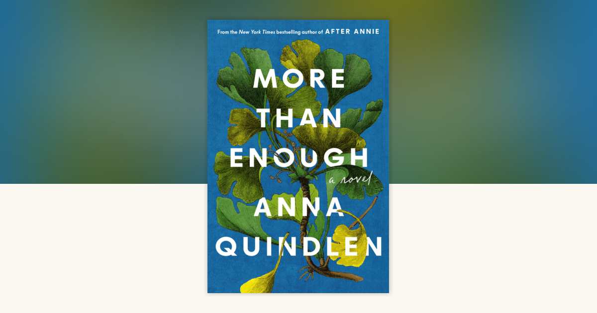 More Than Enough by Anna Quindlen: 9780593734605 | PenguinRandomHouse ...
