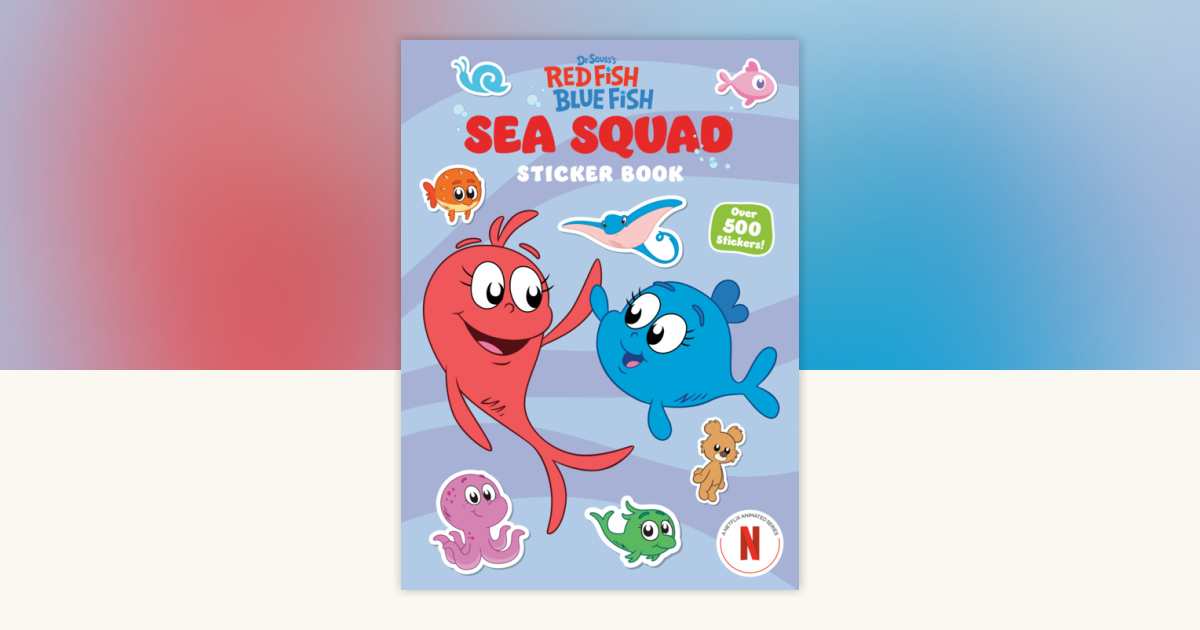 Red Fish, Blue Fish Deluxe Sticker Book by Theodor S Geisel ...