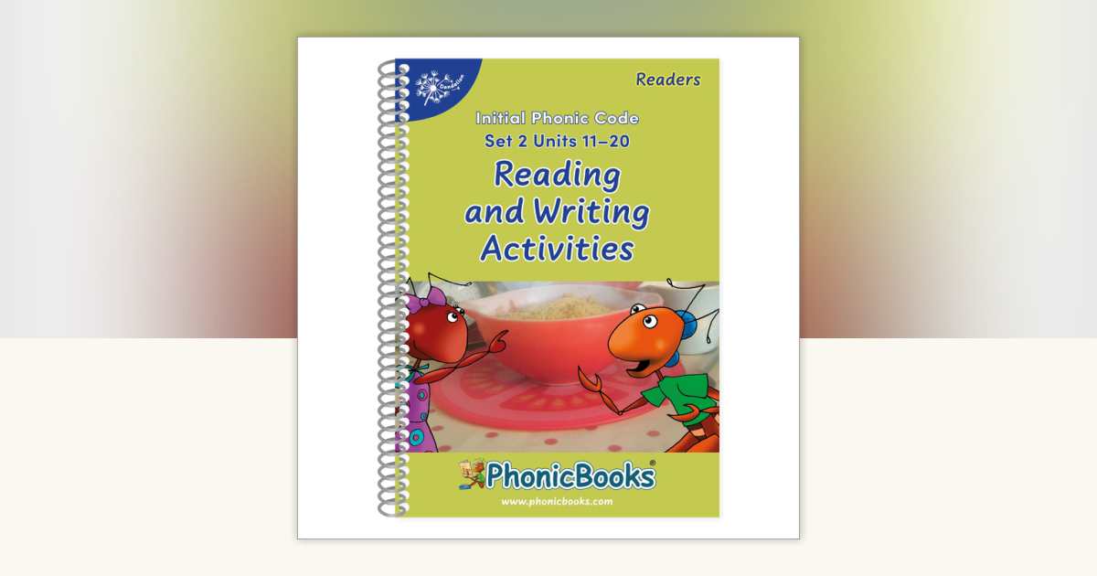 Phonic Books Dandelion Readers Reading and Writing Activities Set 2 ...