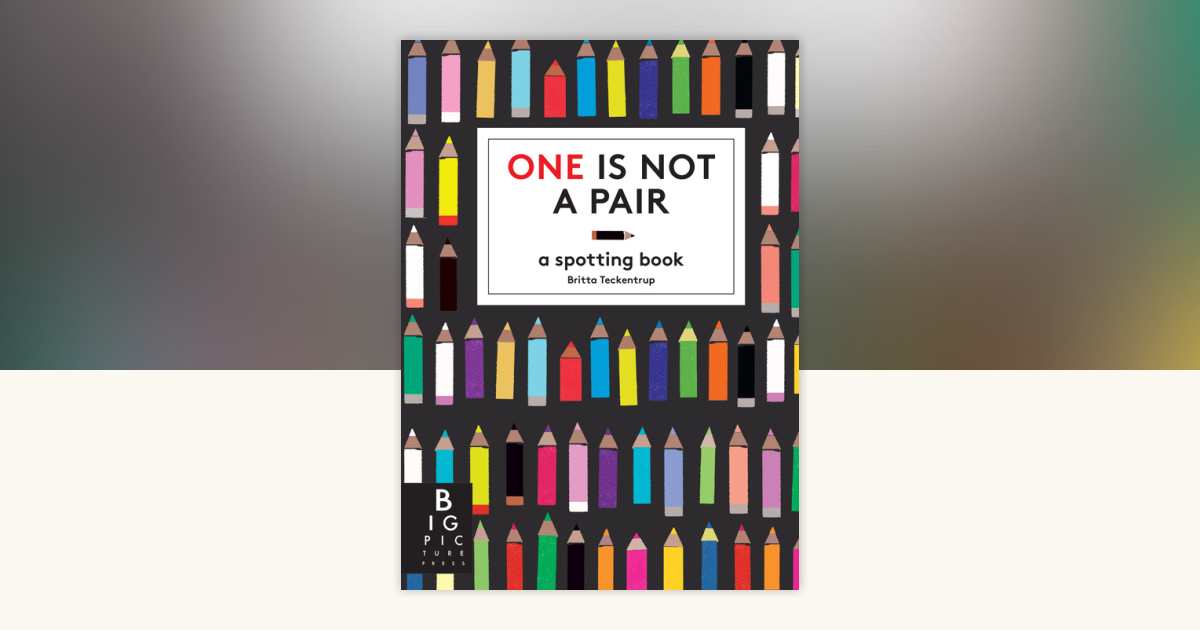 One Is Not a Pair by Britta Teckentrup: 9780763693190 ...