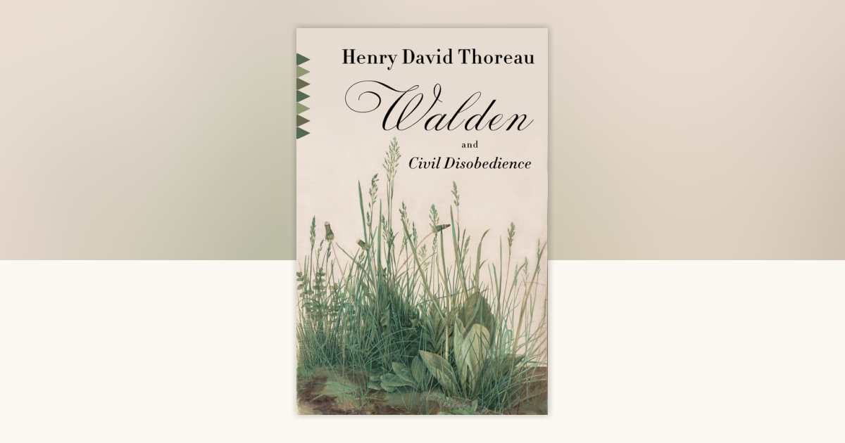 Walden & Civil Disobedience by Henry David Thoreau: 9780804171564 ...