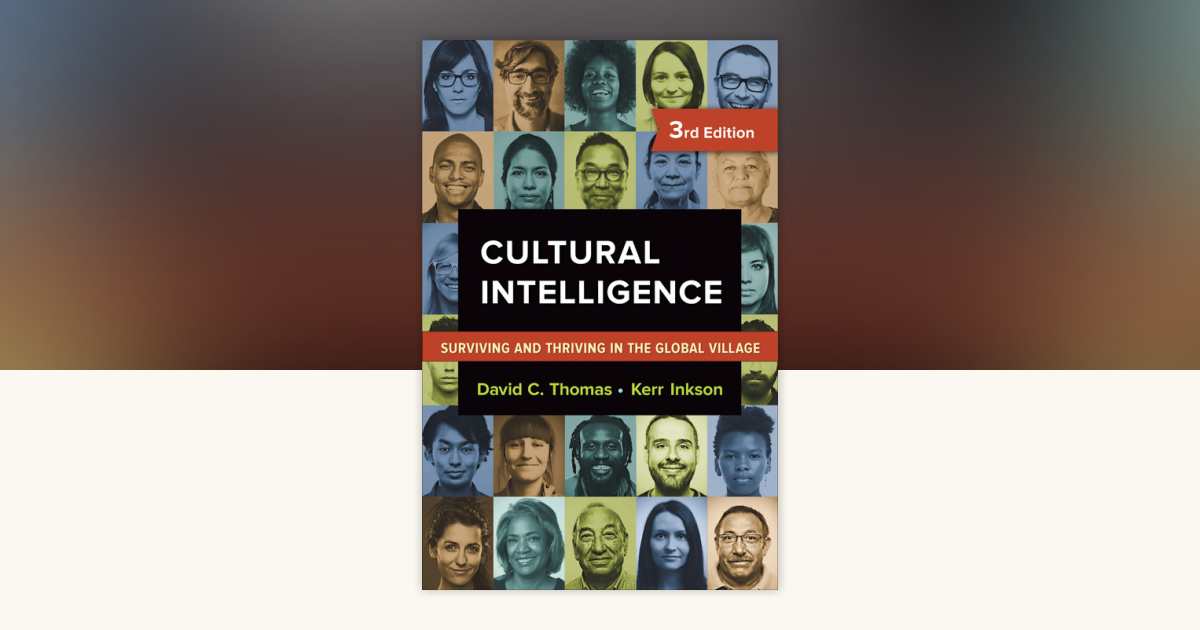 Cultural Intelligence by David C. Thomas, Kerr Inkson: 9781626568655 ...