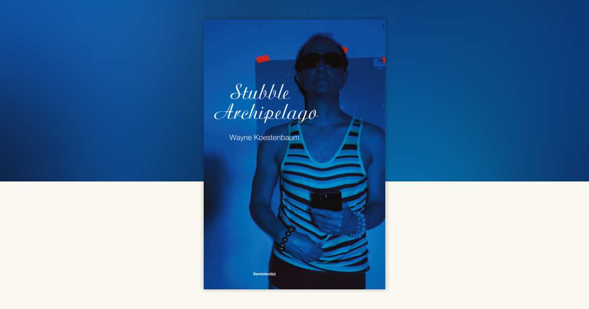 Stubble Archipelago by Wayne Koestenbaum: 9781635902068 | PenguinRandomHouse.com: Books