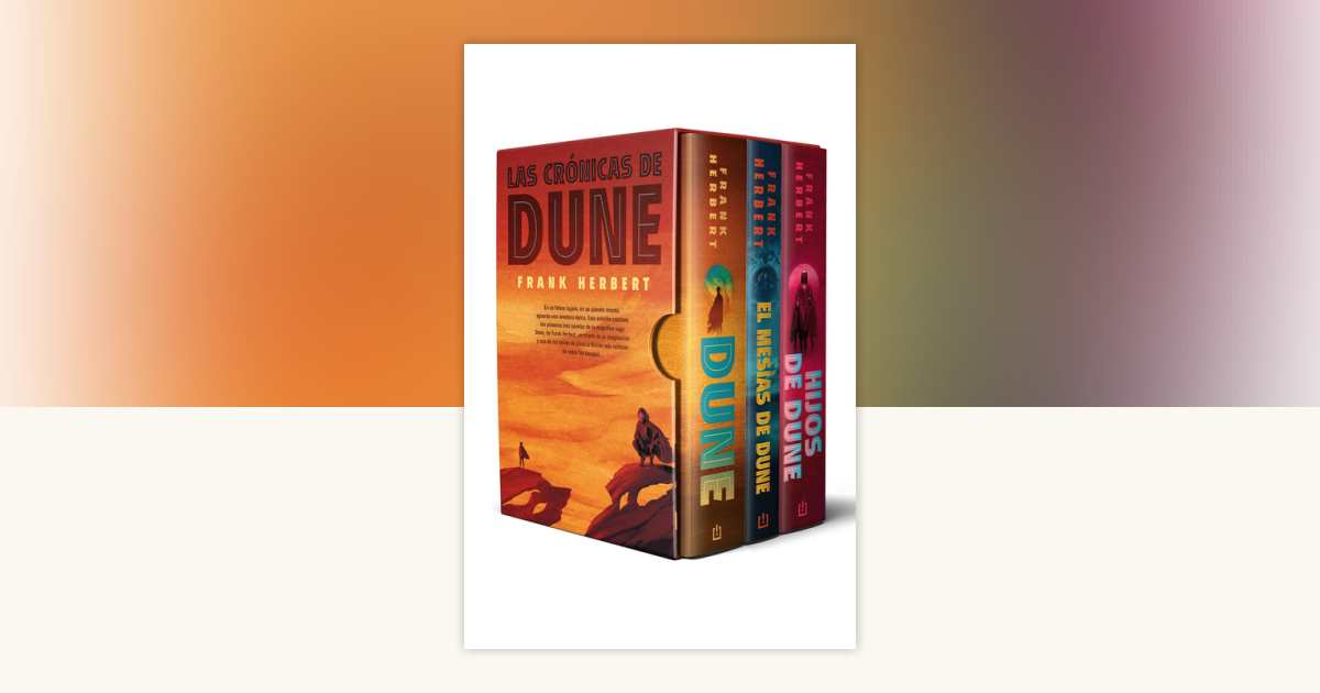 Estuche Trilogía Dune, edición de lujo (Dune; El mesías de Dune; Hijos de D une) / Dune Saga ...