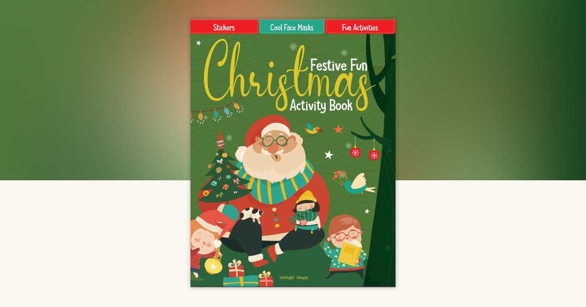 Christmas Activity Book For Children - Festive Fun by Wonder House ...