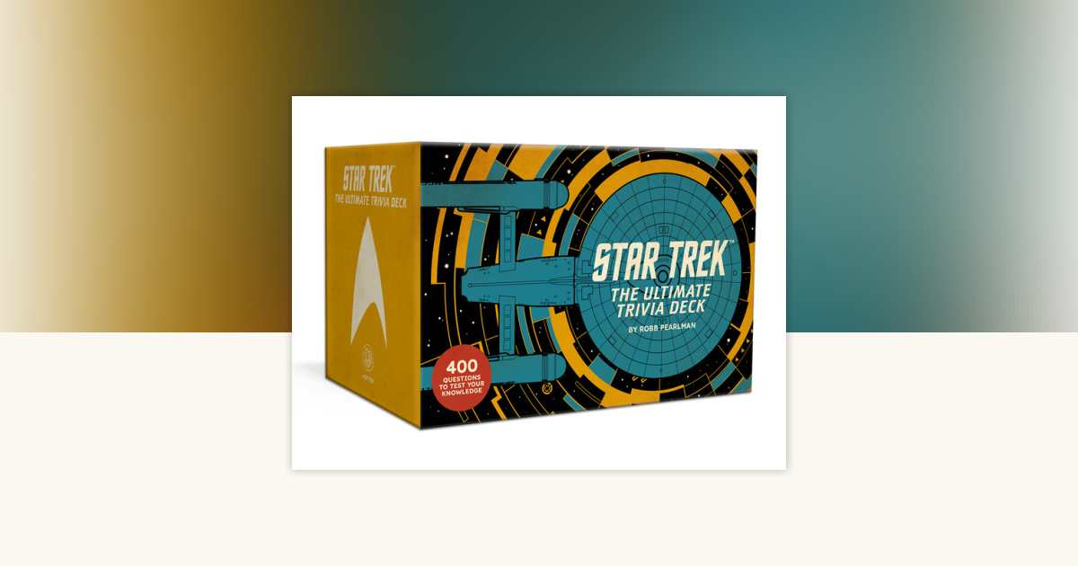 Star Trek: The Ultimate Trivia Deck by Robb Pearlman, Official Star ...
