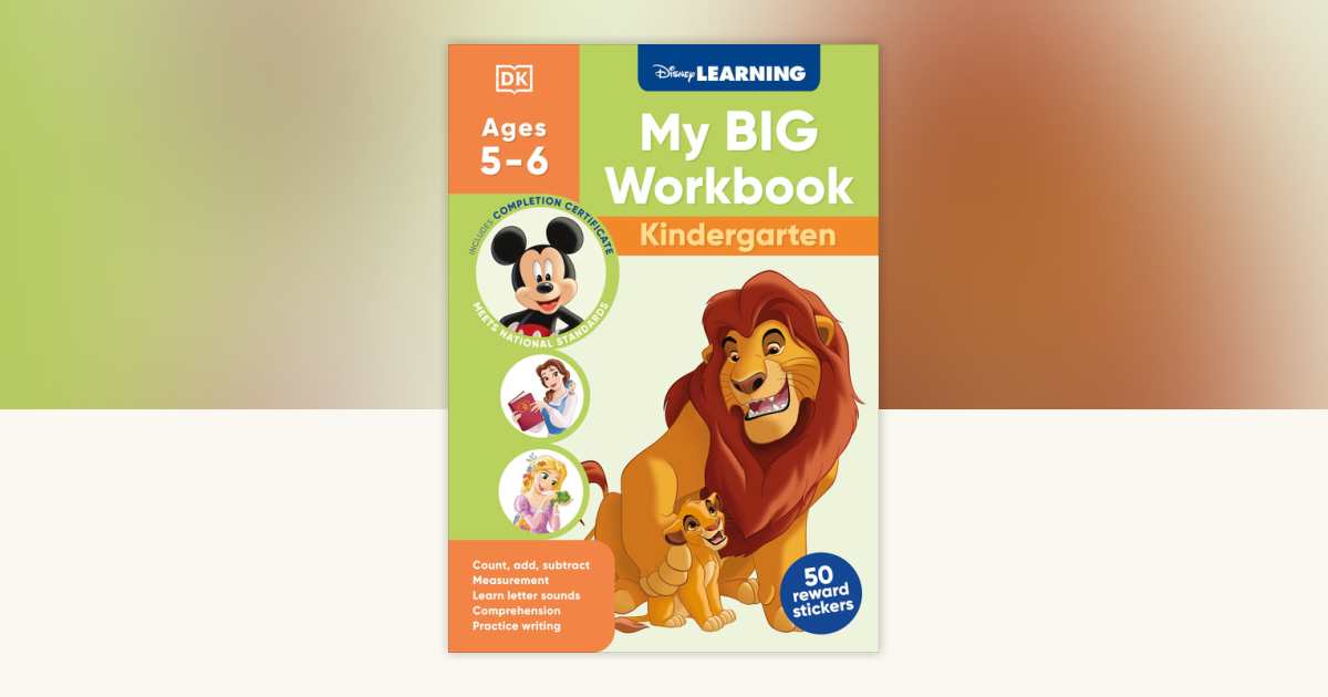 Disney Learning Big Workbook Kindergarten by DK: 9798217128273 ...