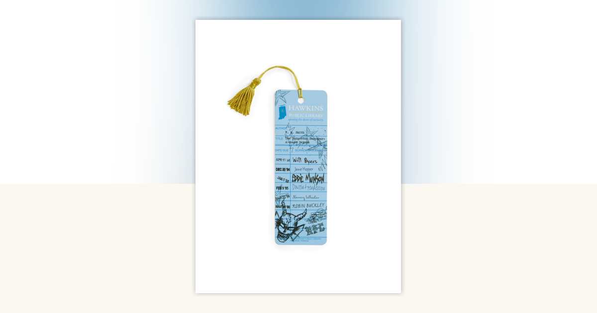 Stranger Things: Hawkins Public Library Bookmark by Out of Print ...